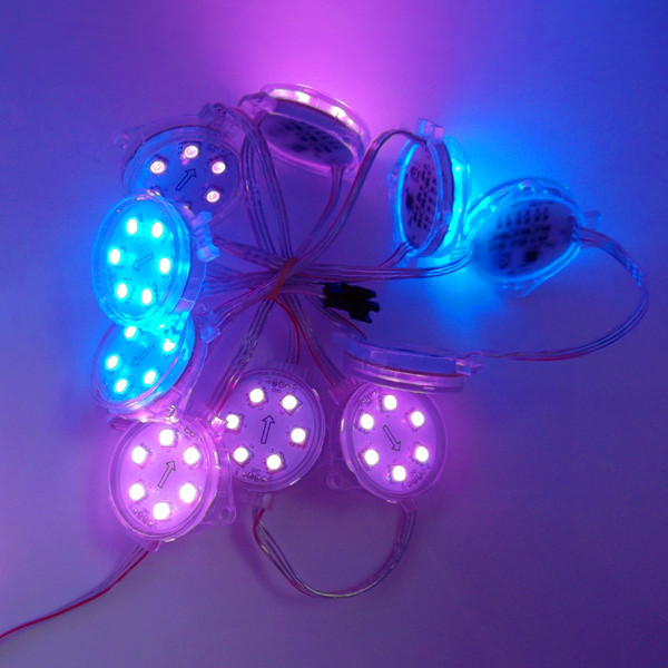 IP68 Waterproof 42mm LED Pixel Lamp Good Heat Dissipation With Clear Cover