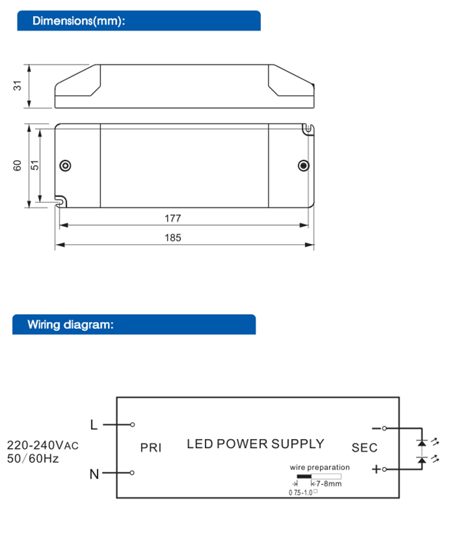 SELV Transformer LED Power Supply Driver Over Temperature Protection ...