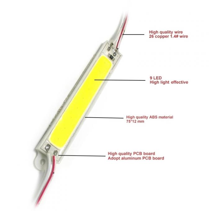 High Power Samsung DC 24V 12V Linear COB Led Module 2.4W CE ROHS Approval