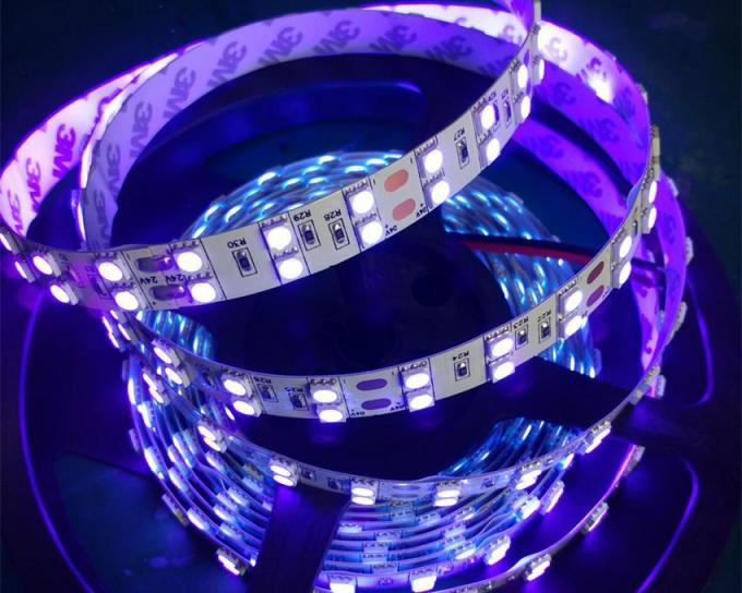 UV Ultraviolet 365nm 385nm 395nm 405nm 5050 double Row UV LED Strip 120 ...