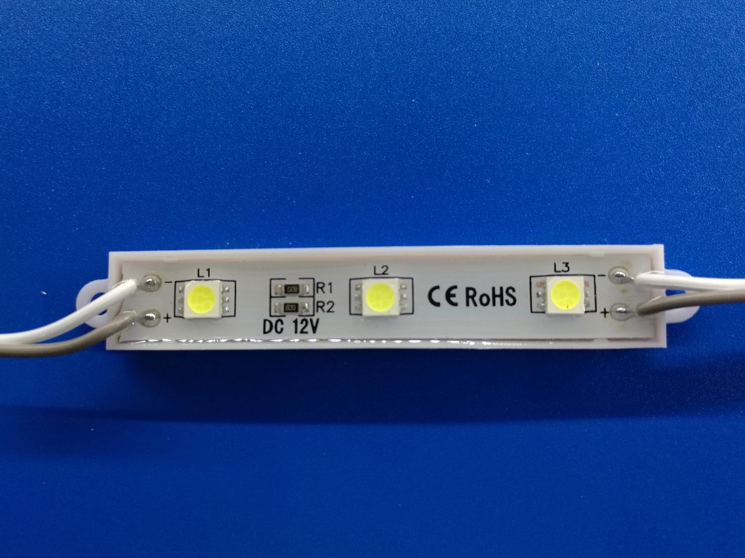 Epoxy Resin Type 5054 3 LED Module 12 Volt , Waterproof LED Module For ...