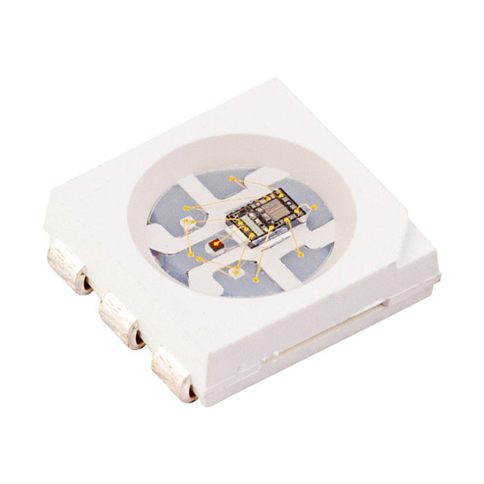 5V 12mA 5050 RGB SMD LED Diode 6 Pin Sk6822 Built - In IC For Strip Lights